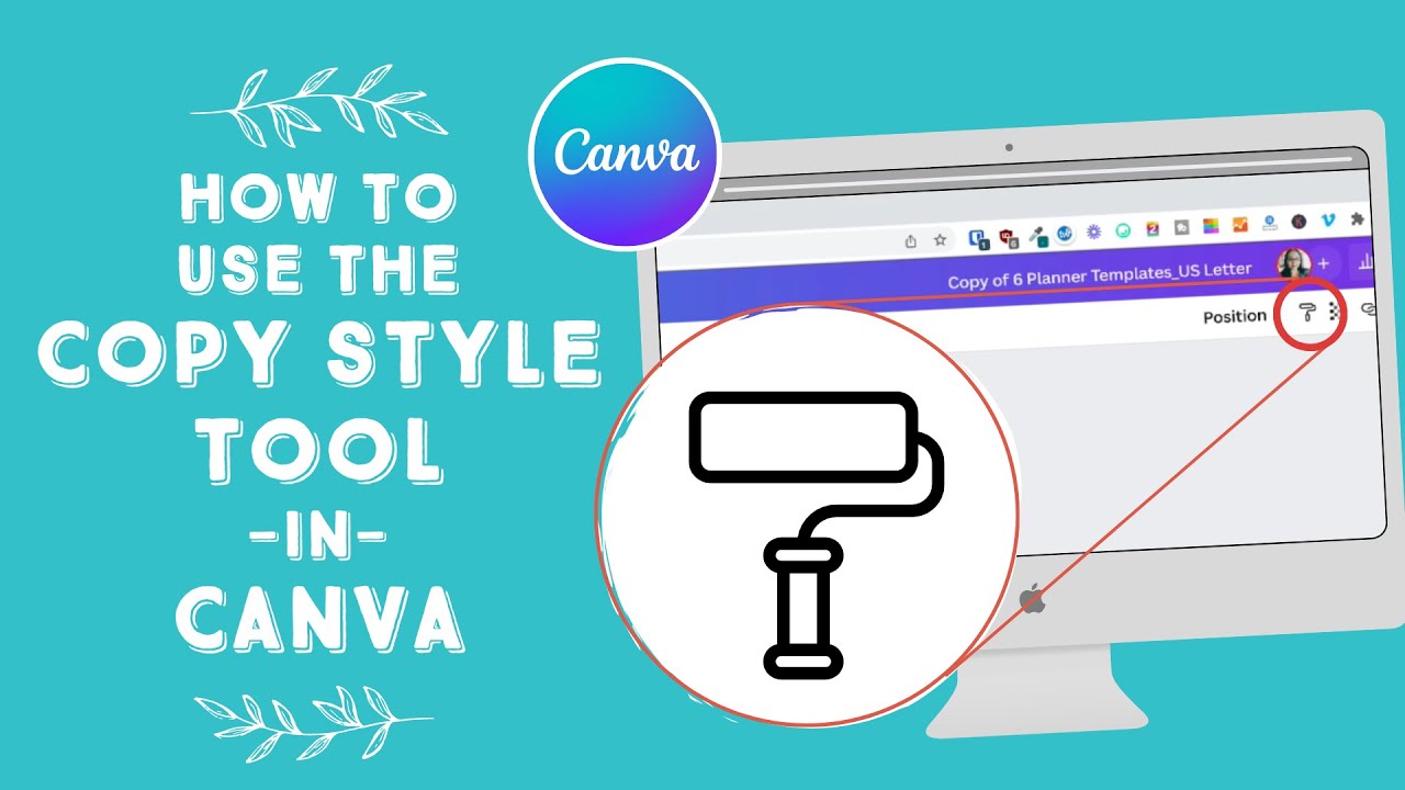 How To Use The Copy Style Tool In Canva Brush Tool YouTube How To Use The Copy Style Tool In Canva Brush Tool YouTube