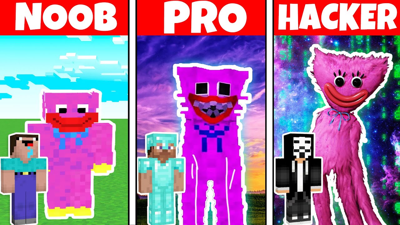 KISSY MISSY POPPY PLAYTIME HOUSE BUILD CHALLENGE - Minecraft Battle ...