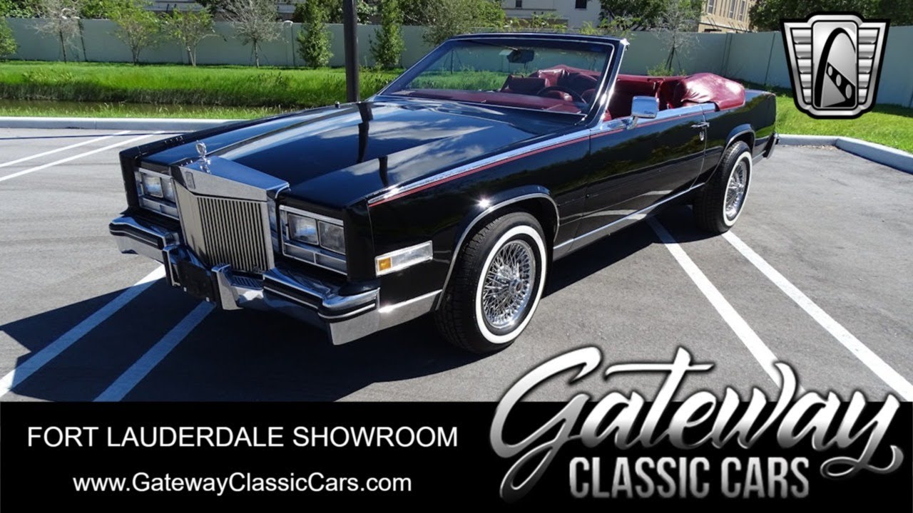 1985 Cadillac Eldorado Biarritz Convertible - YouTube