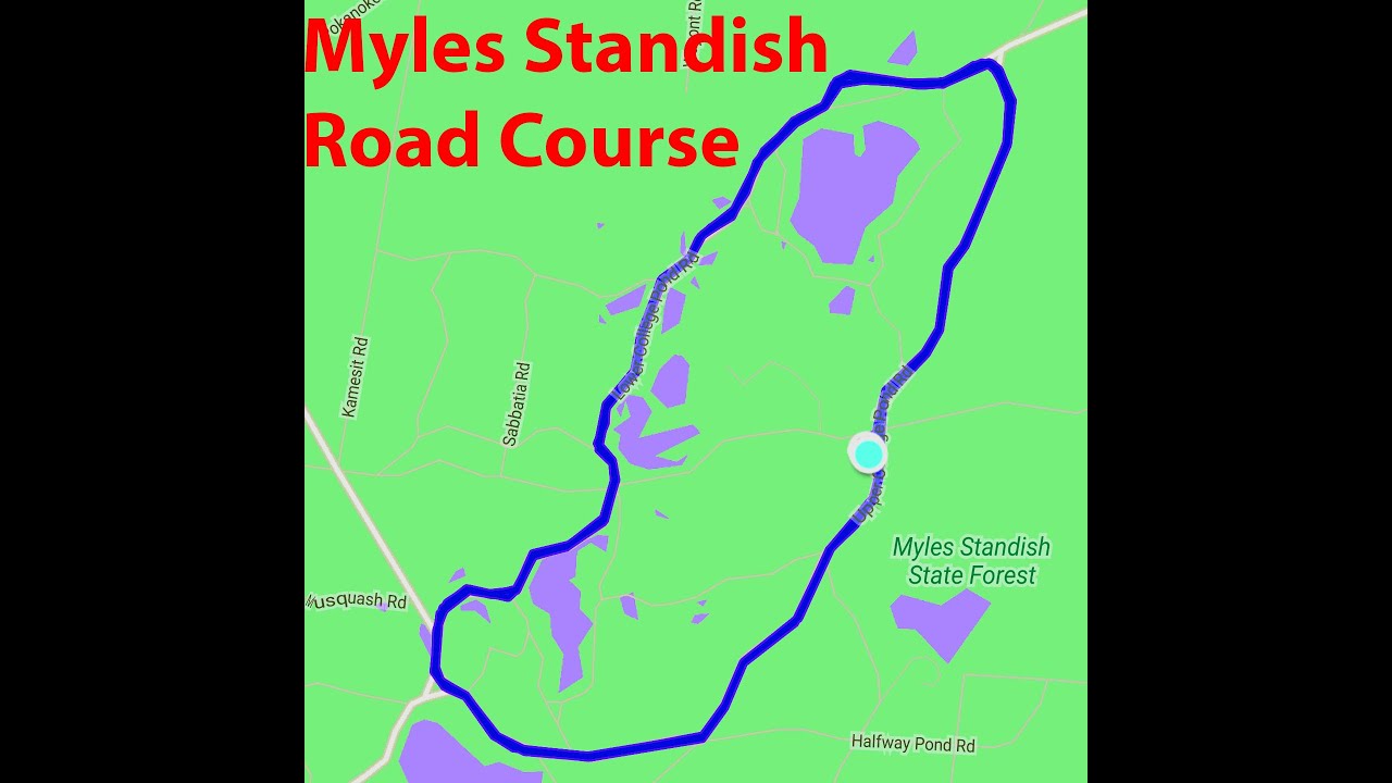 Myles Standish State Forest Park Ride - YouTube