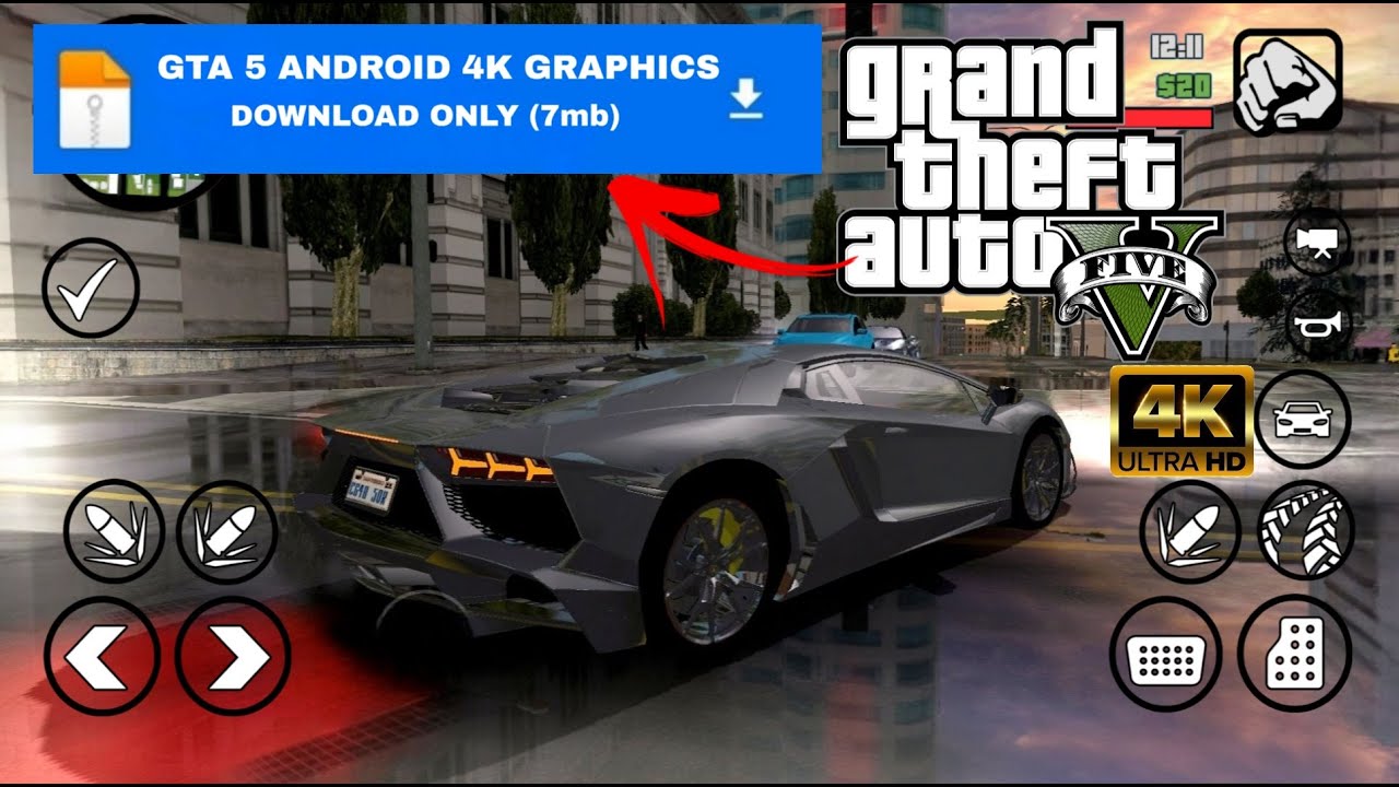 GTA SA ANDROID ULTRA GRAPHICS 4K ENB REALISTIC TEXTURE PACK - YouTube