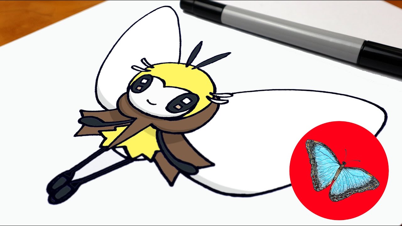 How To Draw Pokemon - Ribombee Easy Step by Step - YouTube