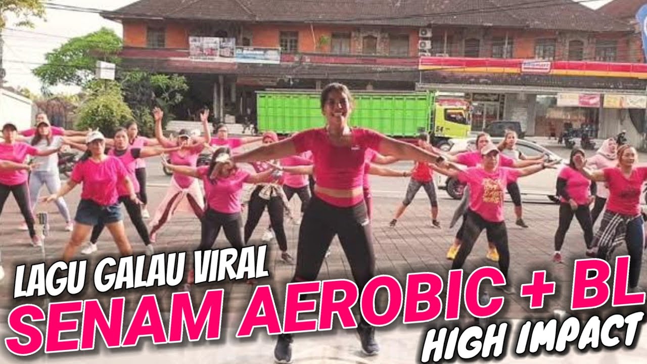 Senam Aerobik + BL Bakar Lemak Tinggi Dan Mengecilkan Perut - YouTube
