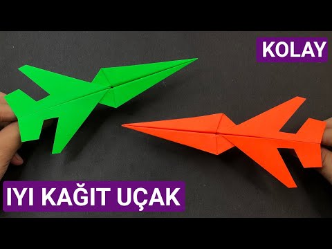 Sonsuza Kadar Uçan KAĞITTAN UÇAK Nasıl Yapılır? ✈️ | En Kolay Yöntem