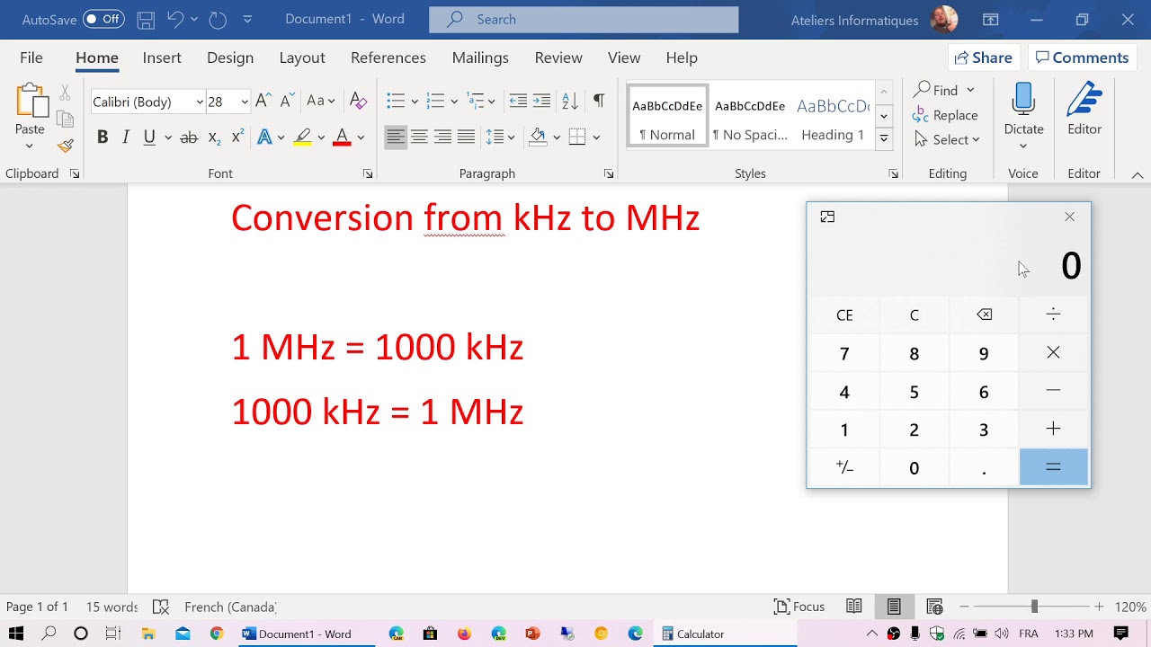 Convertir Khz A Hz Adipex