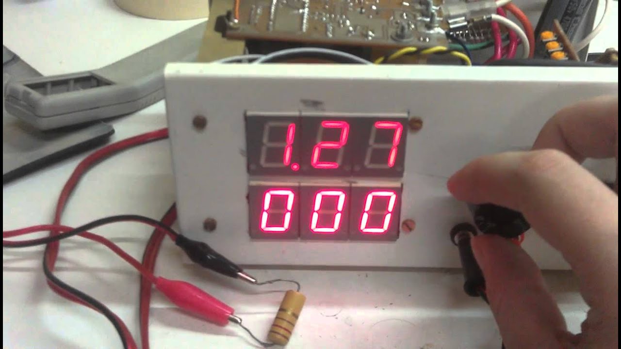 PSU with PIC-based display - YouTube