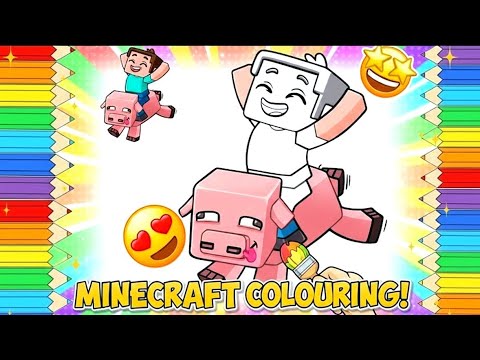 Minecraft Colouring 🎨 | Fun Colouring Video for Kids - YouTube