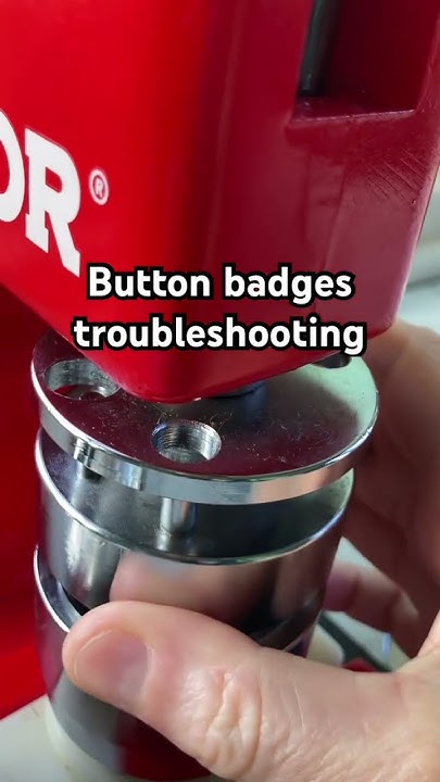 Troubleshooting Vevor badge making #troubleshooting #vevor - YouTube