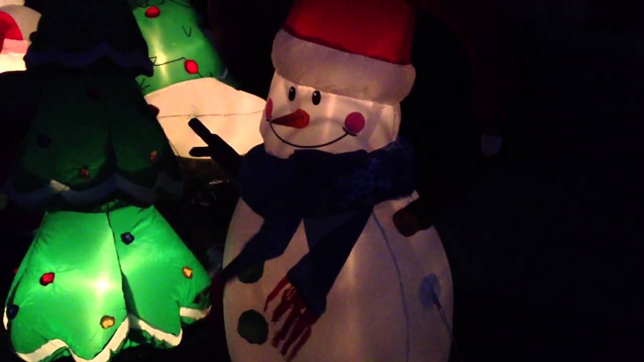 Christmas Airblown Inflatables - YouTube