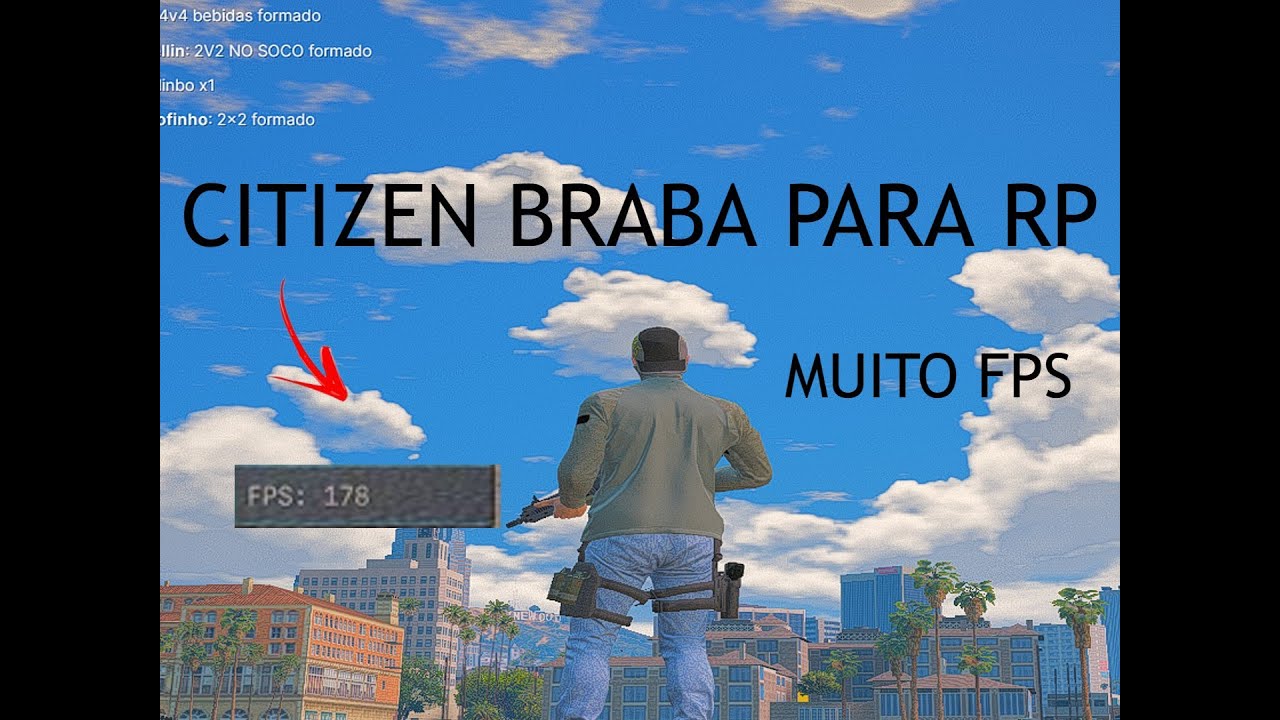 MUITO LEVE!! 😱 MELHOR CITIZEN PARA RP para PC FRACO!! OTIMIZADA BONITA ...