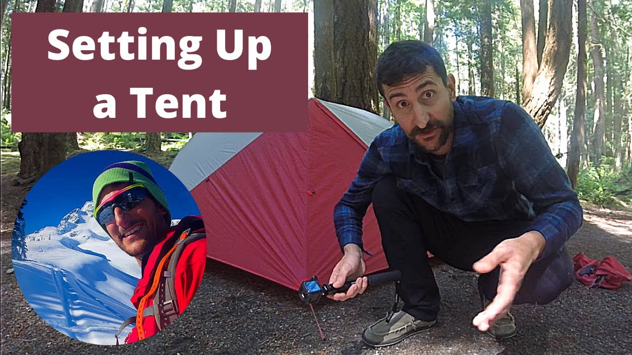 Setting Up a Tent - YouTube