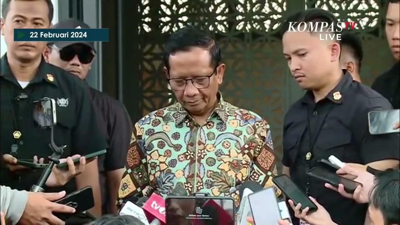 [FULL] Mahfud MD Bicara Soal Sirekap Hingga Hak Angket DPR Usut Dugaan Kecurangan Pemilu 2024 ...