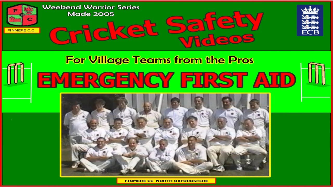 Village Cricket Safety - Emergency First Aid - YouTube