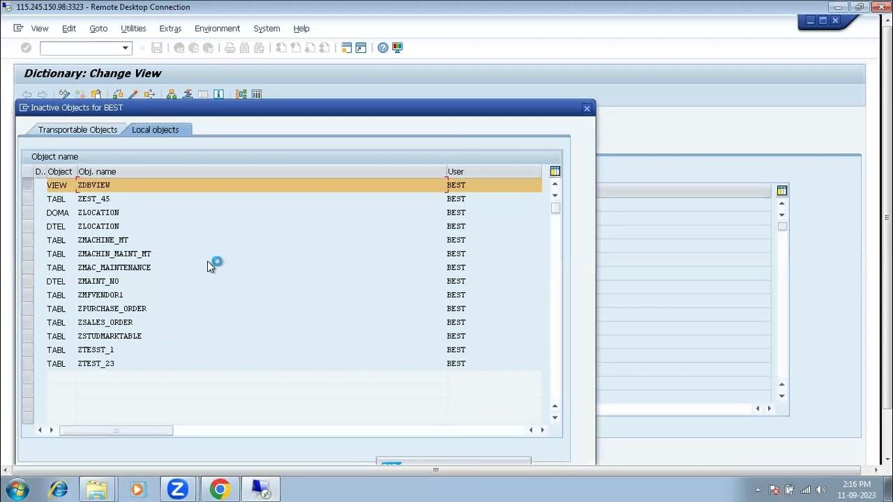 Creating DATAbse view and Projection view Using Standard Tables By Step ...