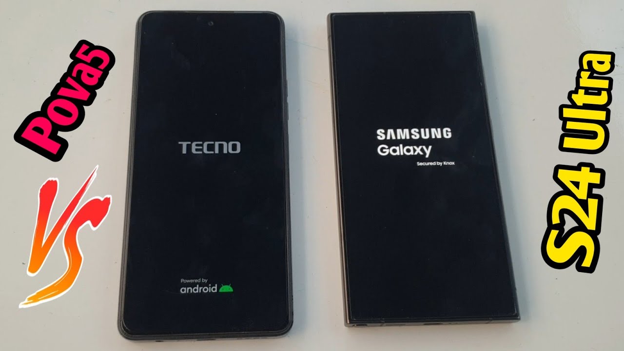 Samsung Galaxy S24 Ultra(Snapdragone 8 Gen 3) VS Tecno Pova 5(Mediatek ...