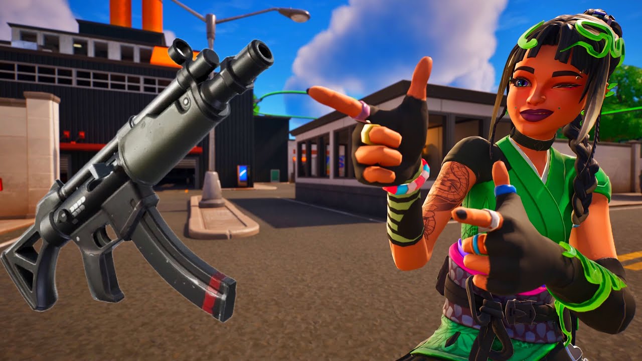 Fortnite Unvaulted The Submachine Gun - YouTube