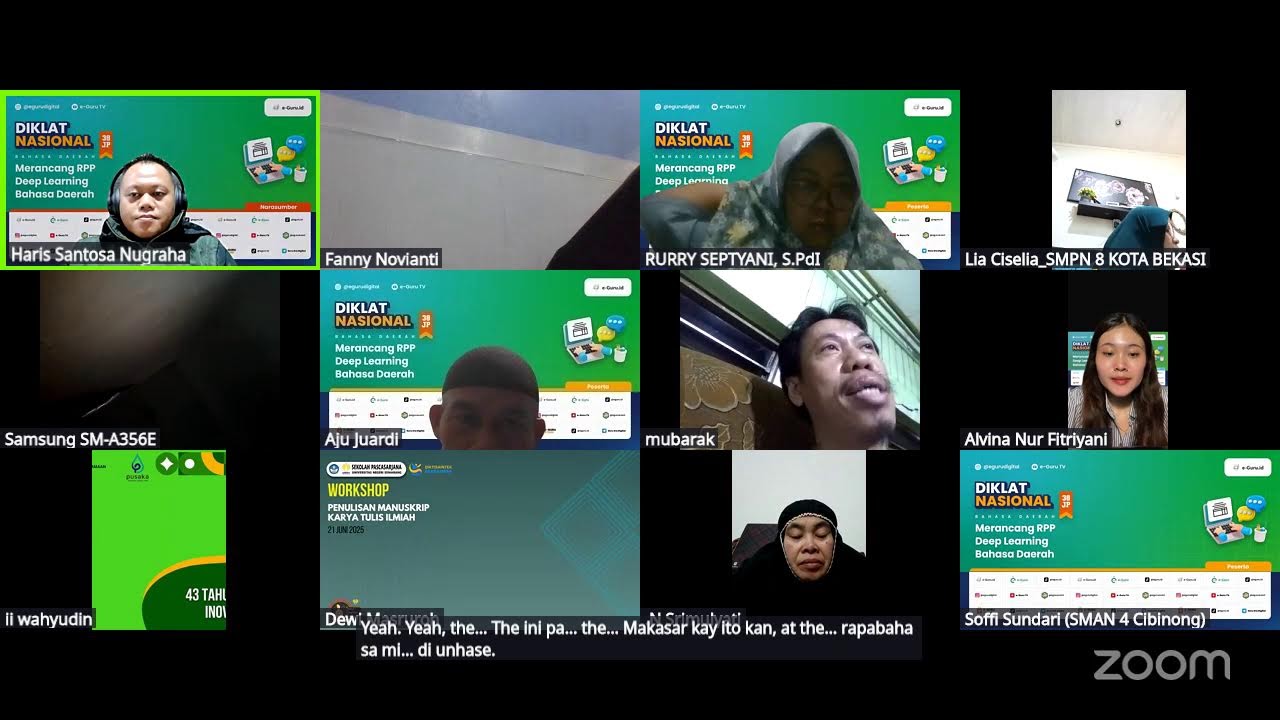 #2 Diklat 38JP: Merancang RPP Deep Learning Bahasa Daerah - YouTube