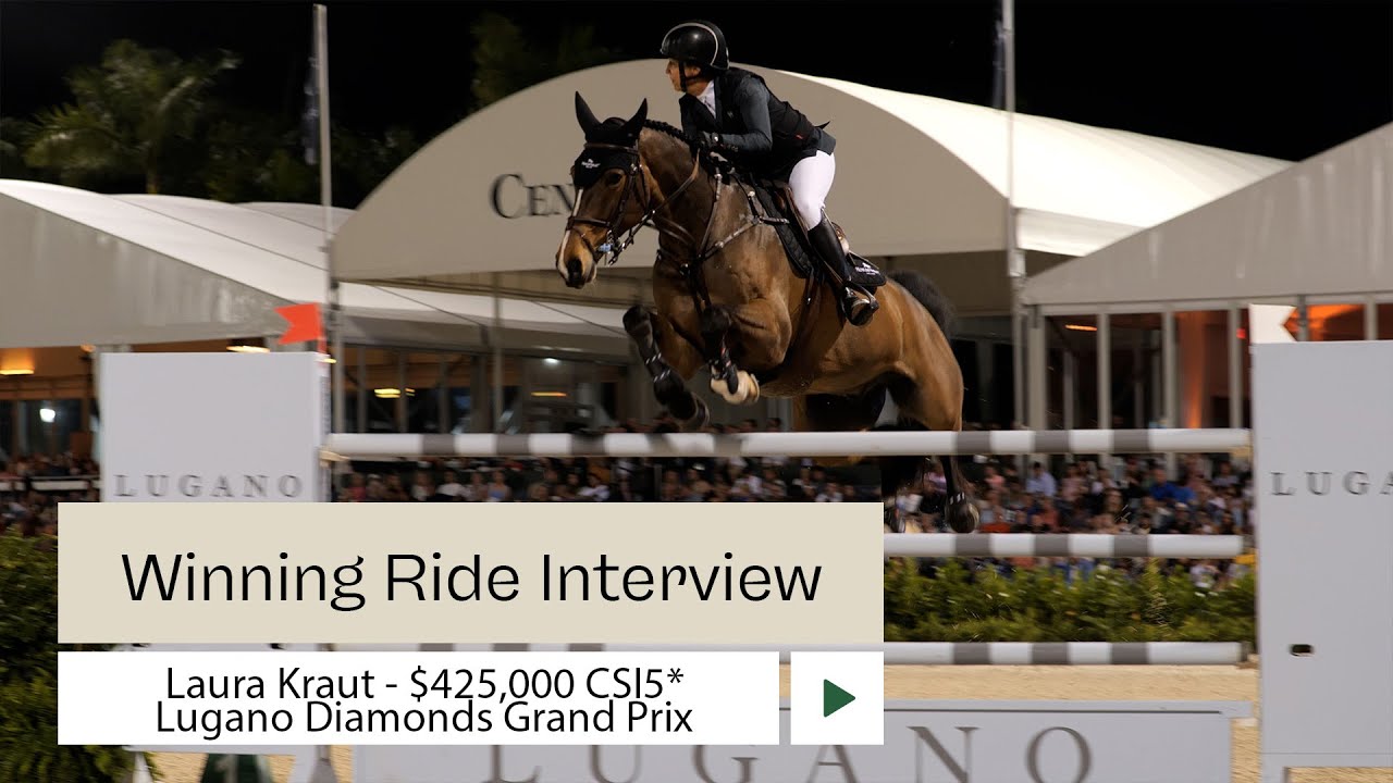Laura Kraut Wins $425,000 Lugano Diamonds CSI5* FEI Grand Prix - YouTube