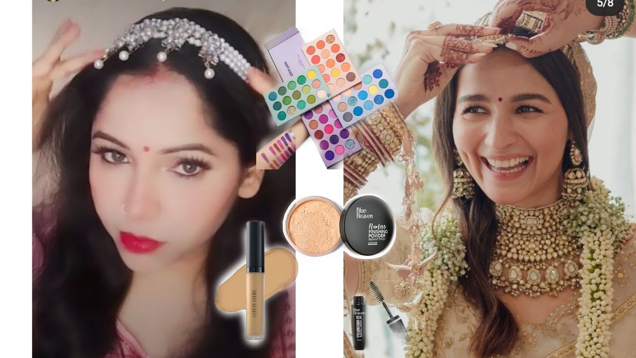 🔥Alia Bhatt Wedding Day Makeup look Recreation | Self Bridal Makeup ...