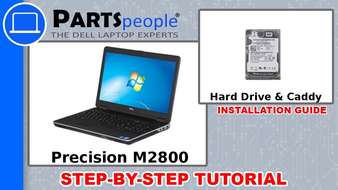 Dell Precision M2800 (P29F001) Hard Drive & Caddy How-To Video ...