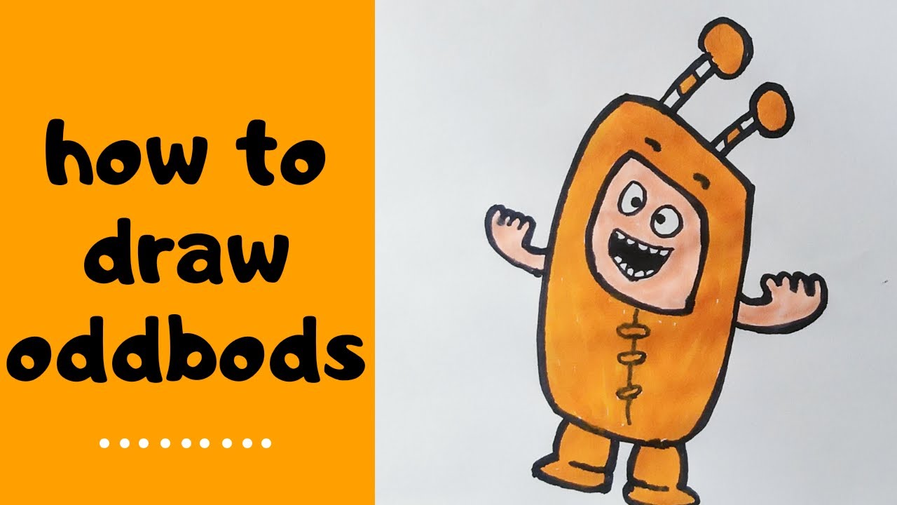 how to draw oddbods - YouTube