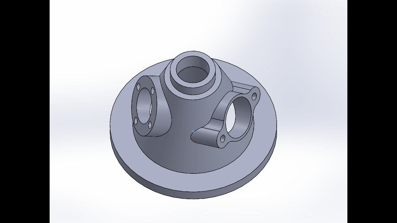 Solidworks tutorial for beginners Model1 (using revolve and reference ...