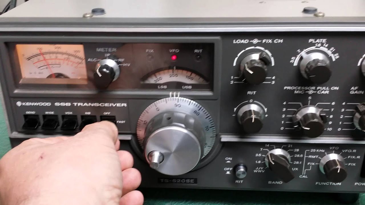 Kenwood TS-520SE - YouTube