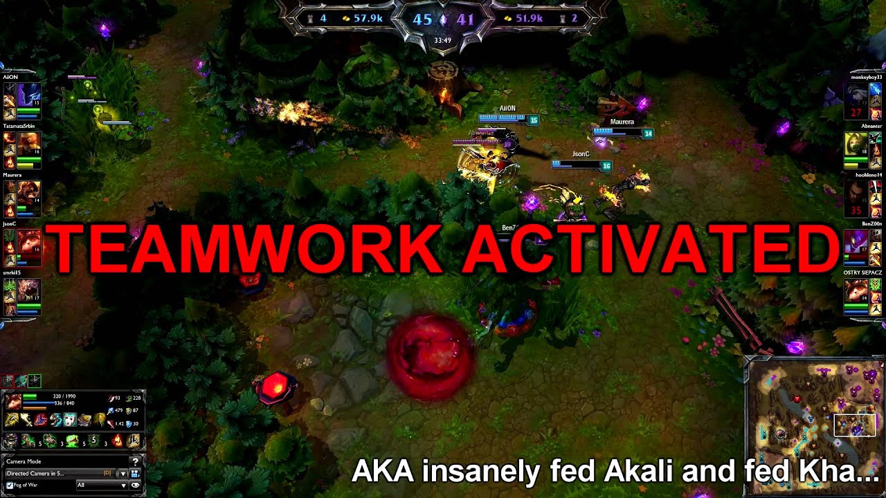 The power of Teamwork (League of Legends) - YouTube