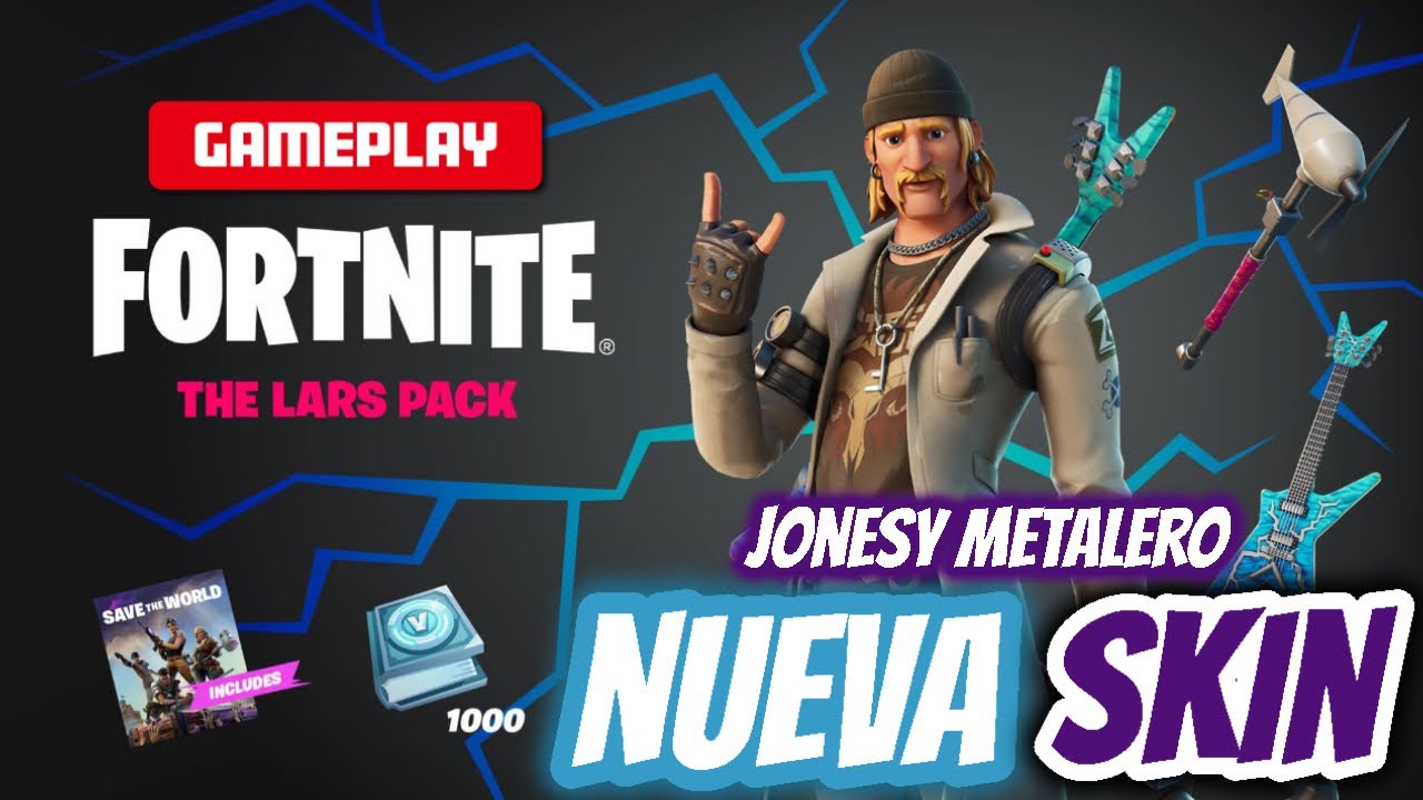 THE PACK LARS SKIN GAMEPLAY (Pack de Inicio Salvar El Mundo) | Fortnite ...