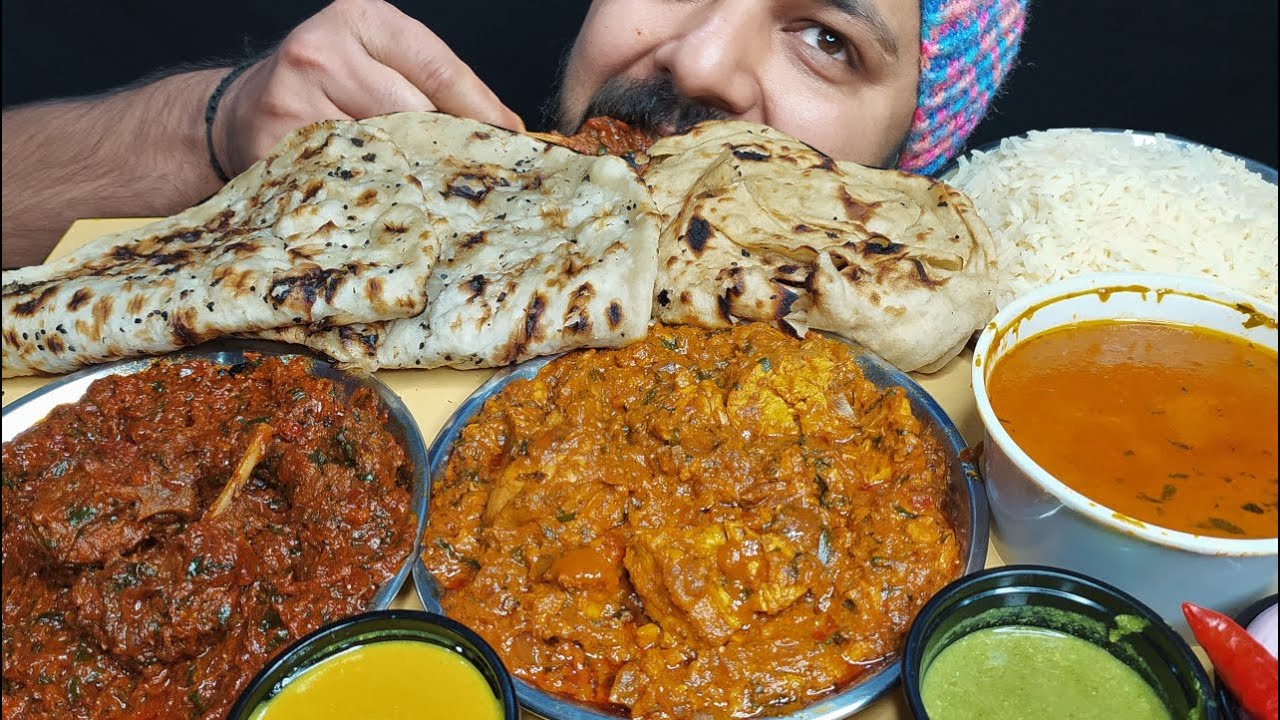 SPICY MUTTON MASALA, RARA CHICKEN, DAL MAKHANI WITH BUTTER NAAN & RICE ...