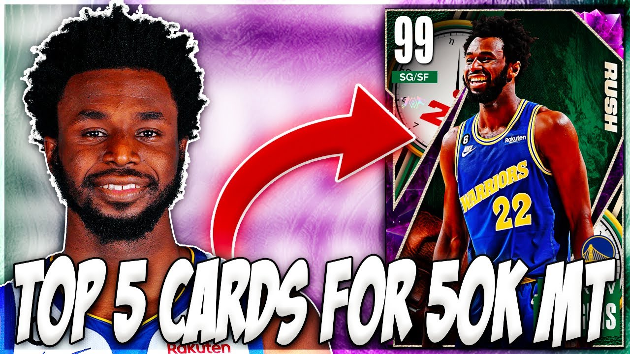 TOP 5 CARDS FOR 50K MT IN NBA 2K23 MYTEAM! - YouTube