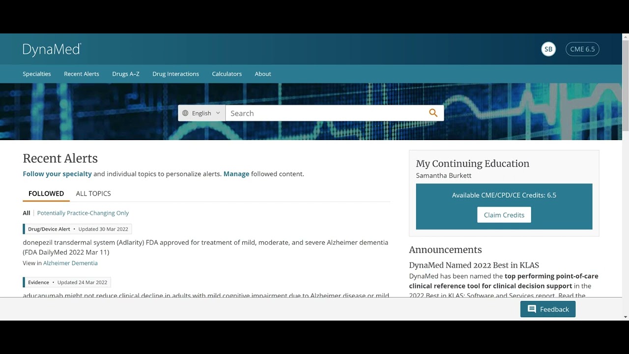 DynaMed Tutorial - YouTube