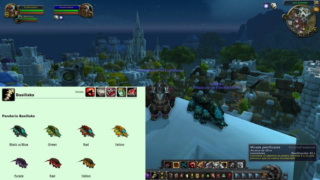Mists of pandaria, nuevas pets para hunter, español HD - YouTube