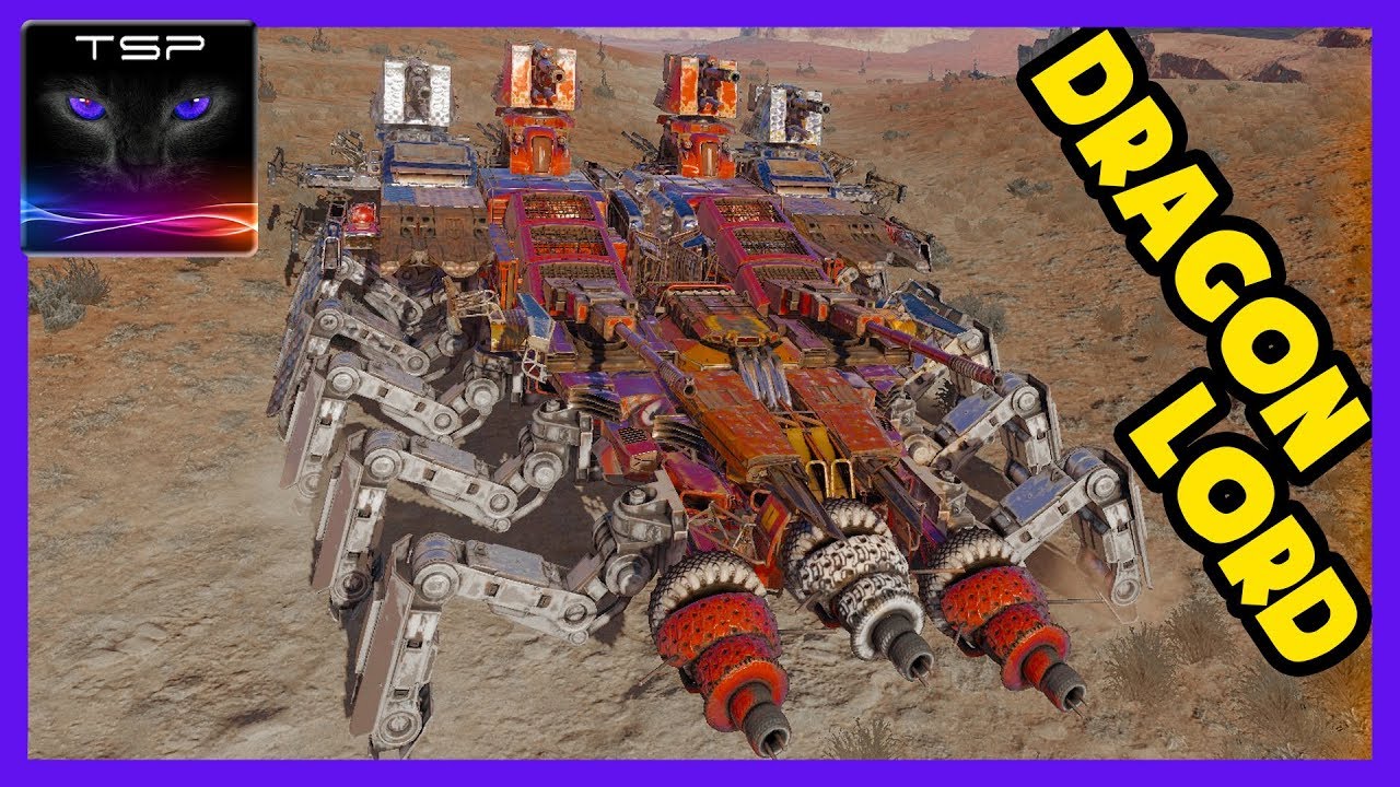 Crossout #400 DRAGON LORD - Massive Leviathan Spider Tank Fusion Build ...