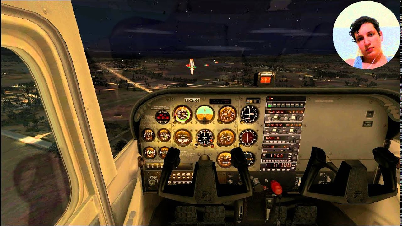 Microsoft Flight Simulator X - Cessna 172 SKYHAWK TAKEOFF & LANDİNG ...