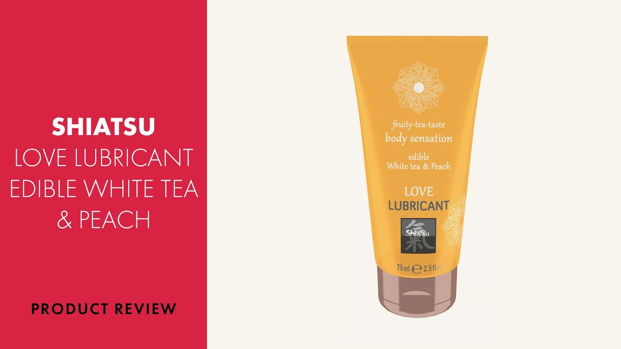 Shiatsu Love Lubricant Edible White Tea & Peach Review | PABO - YouTube