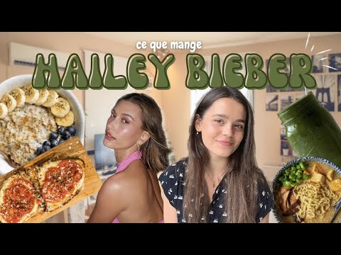 24h JE MANGE COMME HAILEY BIEBER [choquée de sa recette phare 😮‍💨 ...