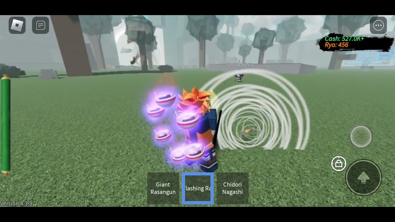 Ninja Tycoon combo "Lightspeed Rasengan" - YouTube