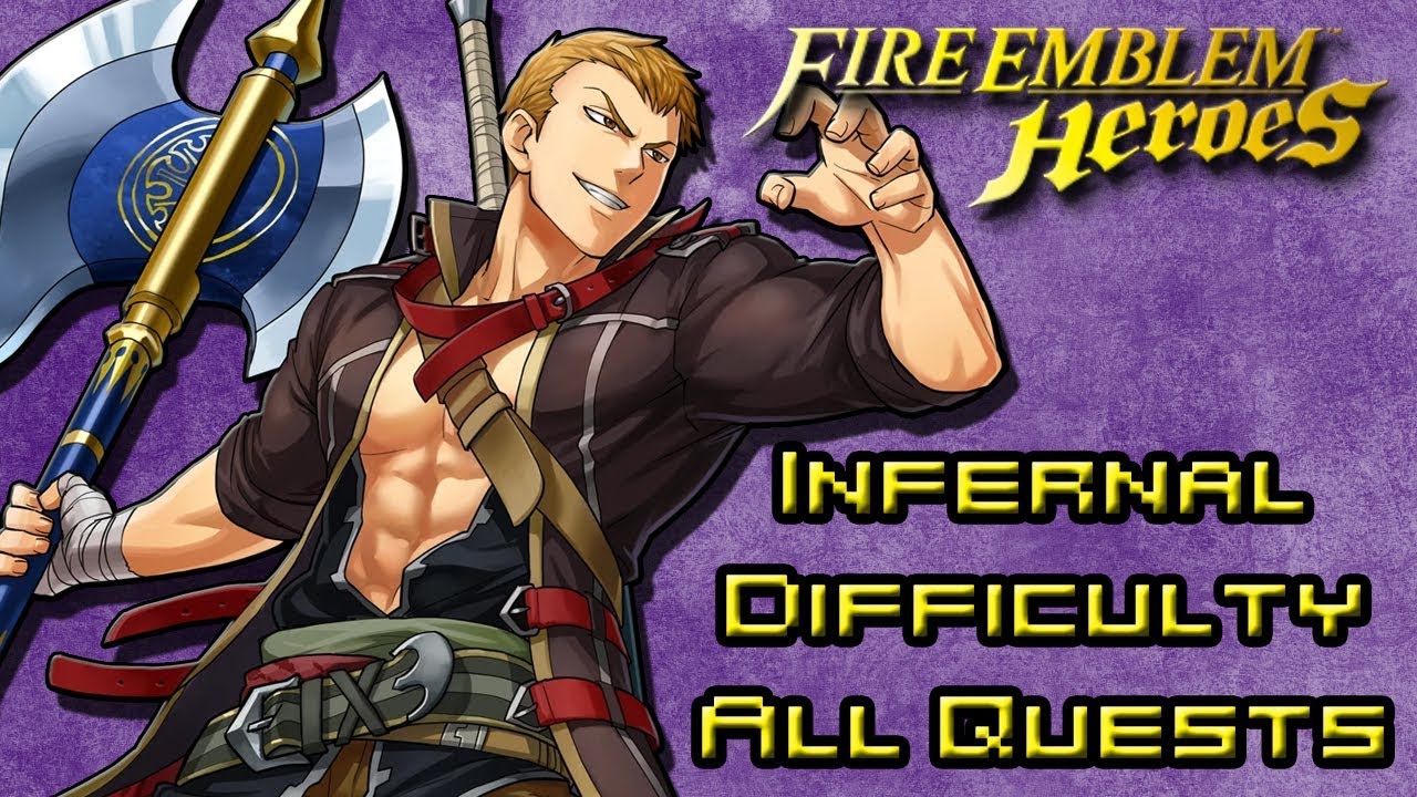 Fire Emblem Heroes (Grand Hero Battle | Linus | Infernal Difficulty All ...