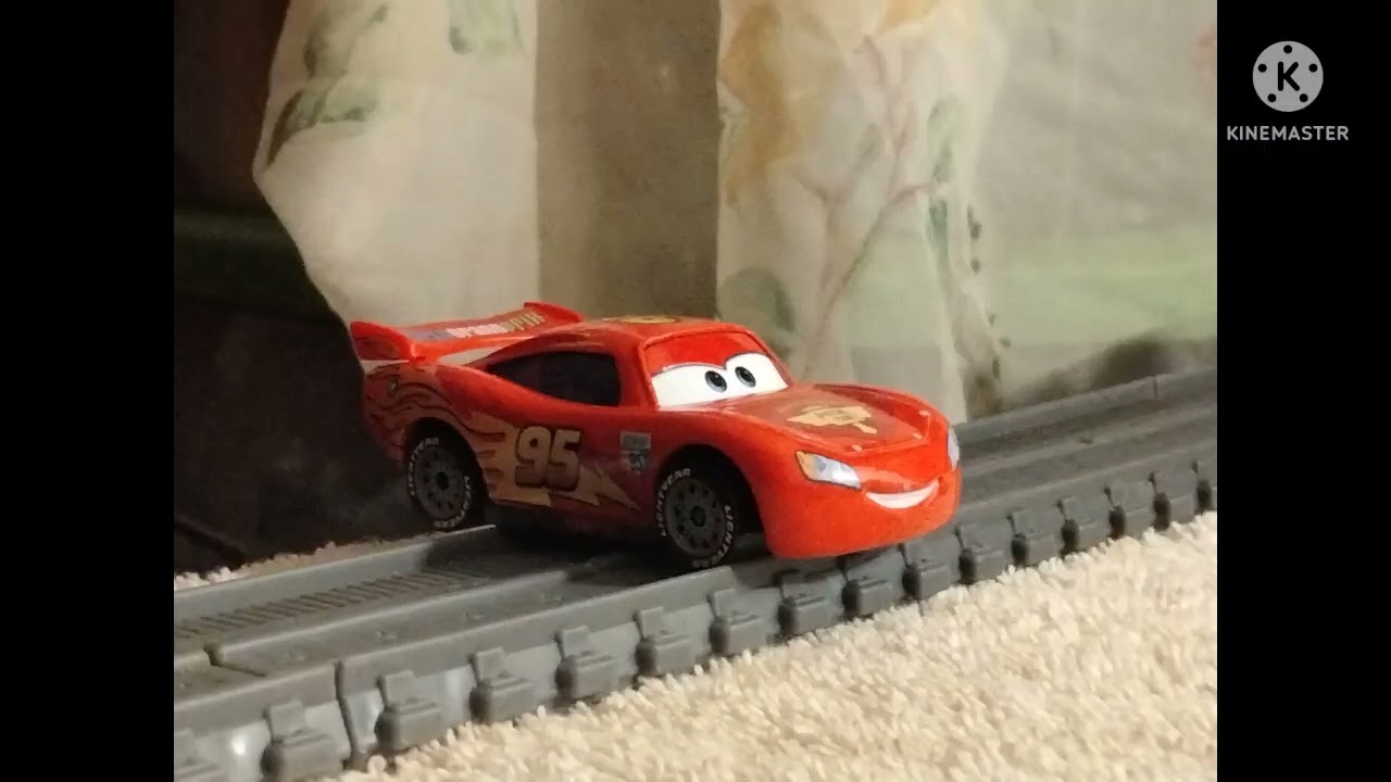 Lightning McQueen gets hit by Hiro - YouTube