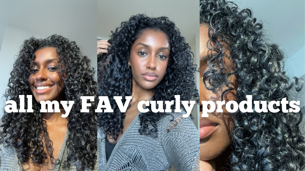 BEST curly hair products for definition | my current curly hair routine ...