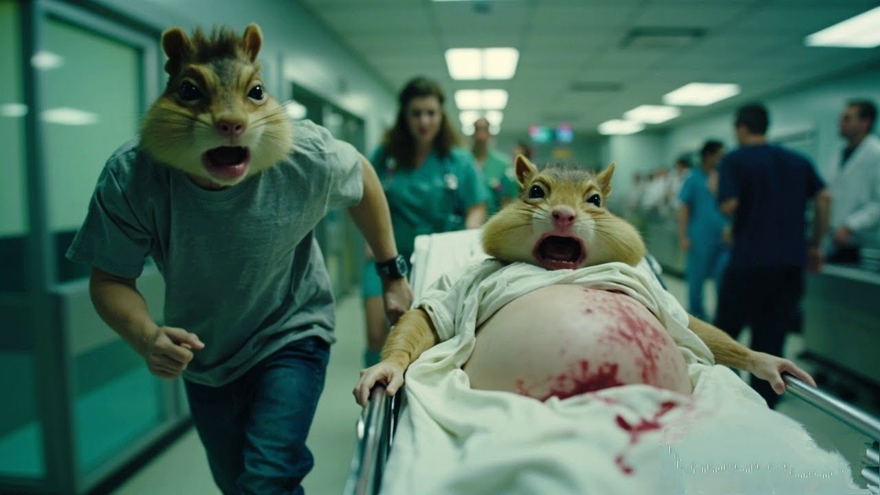 Pregnant chipmunk story||ai video||cute ai story||emotional story #ai # ...