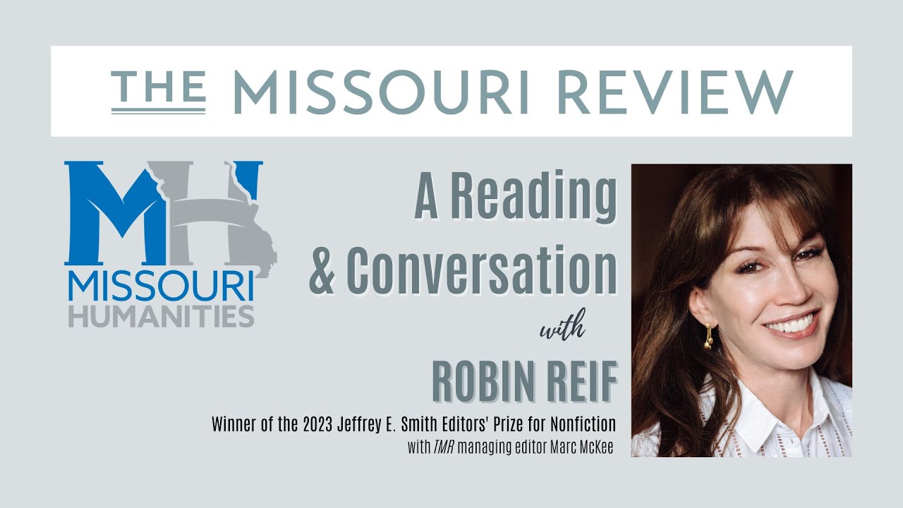 Readings & Conversations with Prize-winning Writers: Robin Reif - YouTube