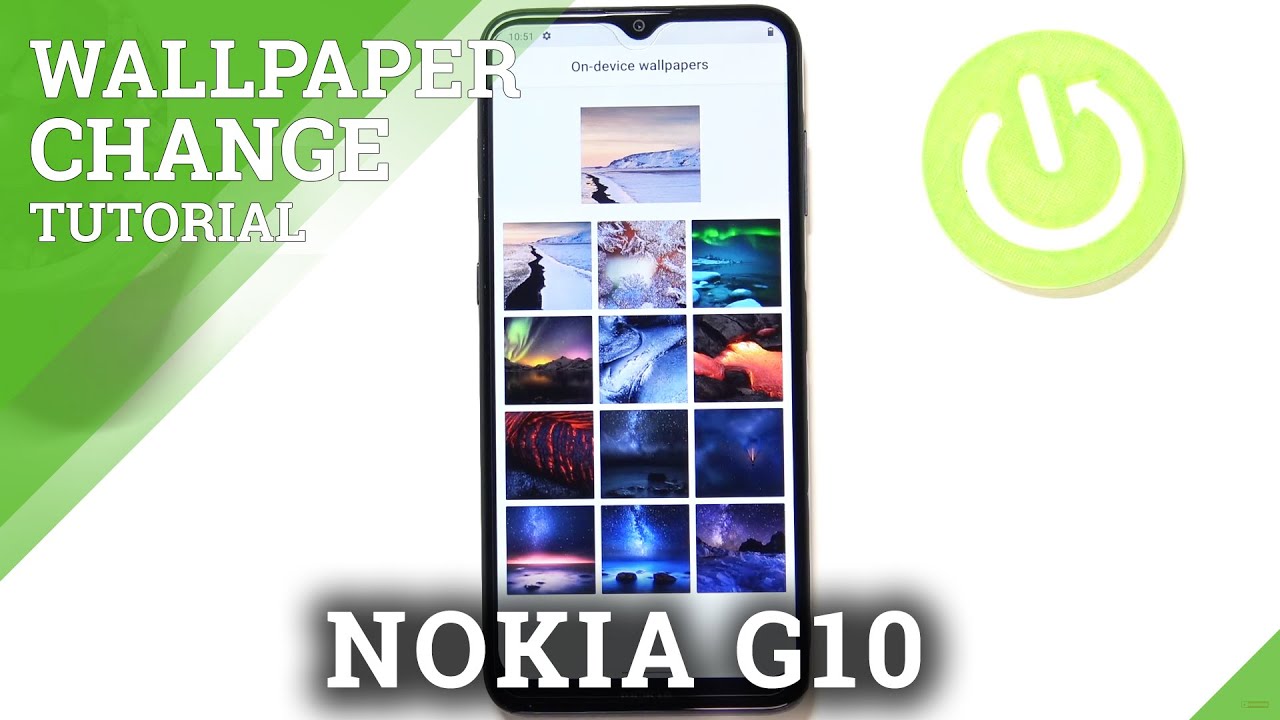 How to Change Wallpaper on NOKIA G10 – Refresh Screen Look - YouTube