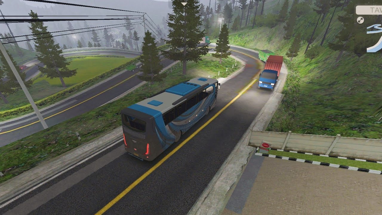 Bus Simulator Ind Gameplay Bussid mode Gameplay - YouTube