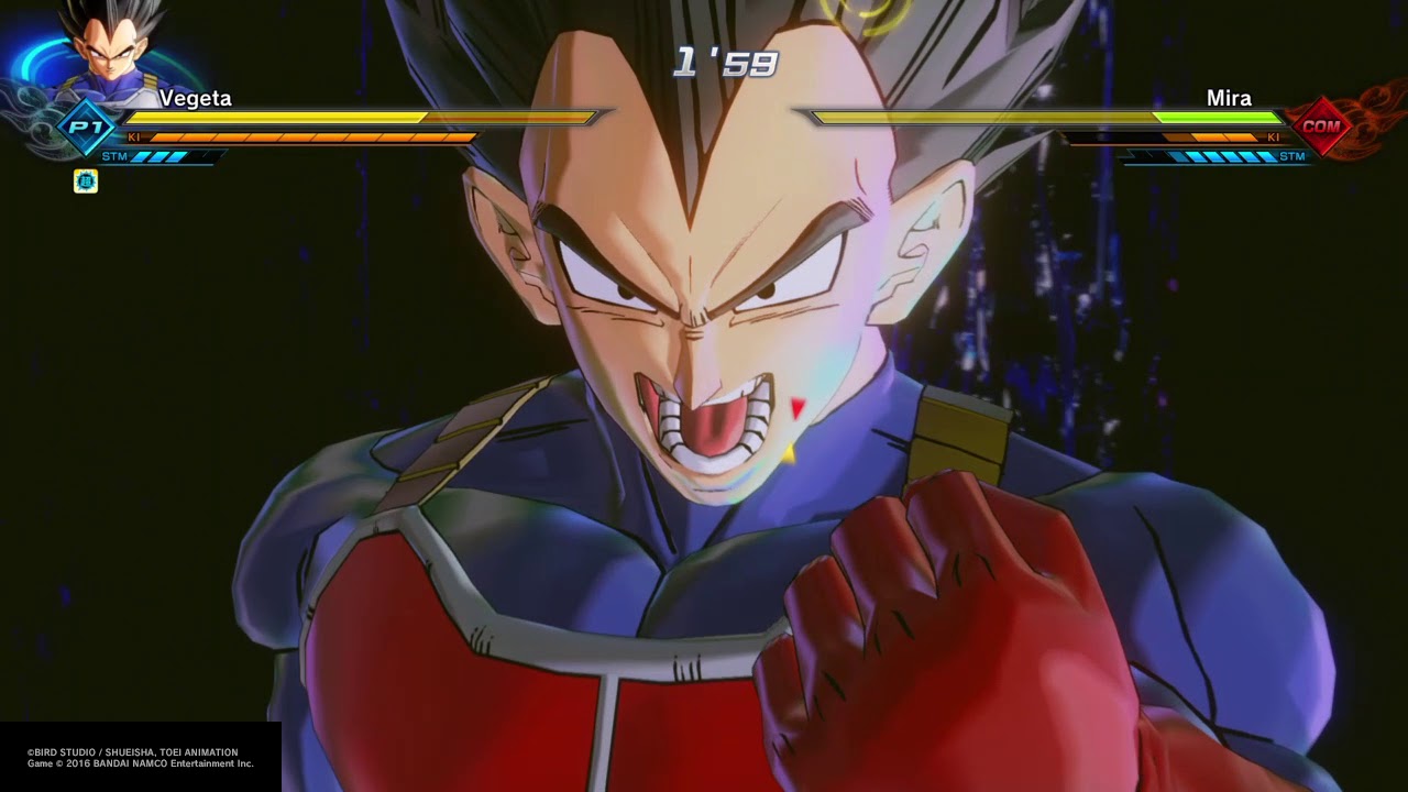 DRAGON BALL XENOVERSE 2 Vegeta (Costumize Partner) VS Mira - YouTube