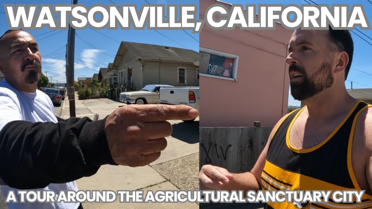 A Tour Around the Sanctuary City of Watsonville, California - YouTube