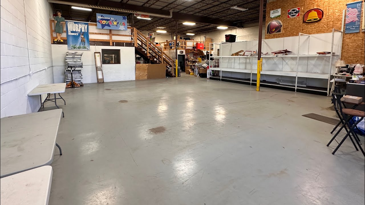 May 2024 Warehouse Sale Part 1- Setting Up Shop - YouTube