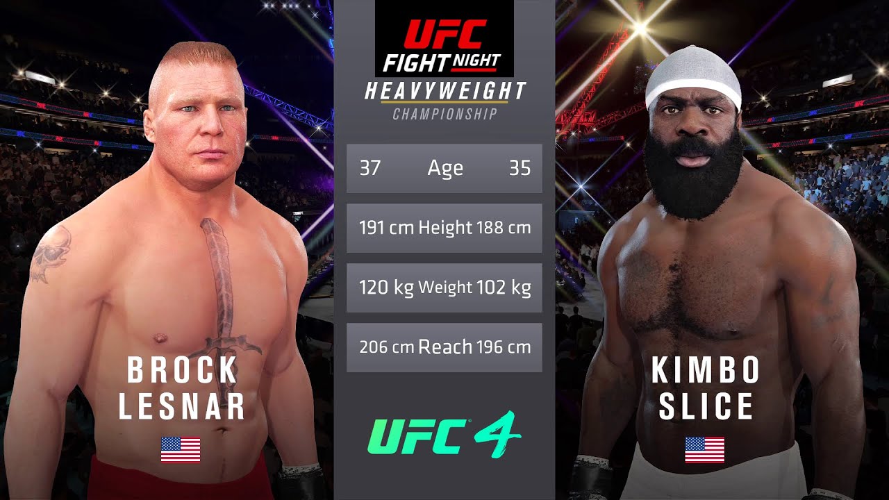 Ufc Knockouts Brock Lesnar Vs Kimbo Slice