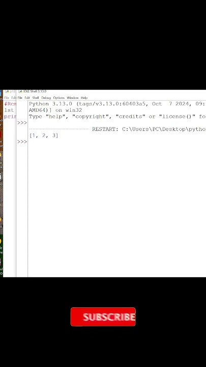 Remove duplicates from a list #python #coding #programming # ...